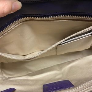 Coach | Bags | Coach Purple Legacy Print Medium Carryall Bag Nwt | Poshmark
